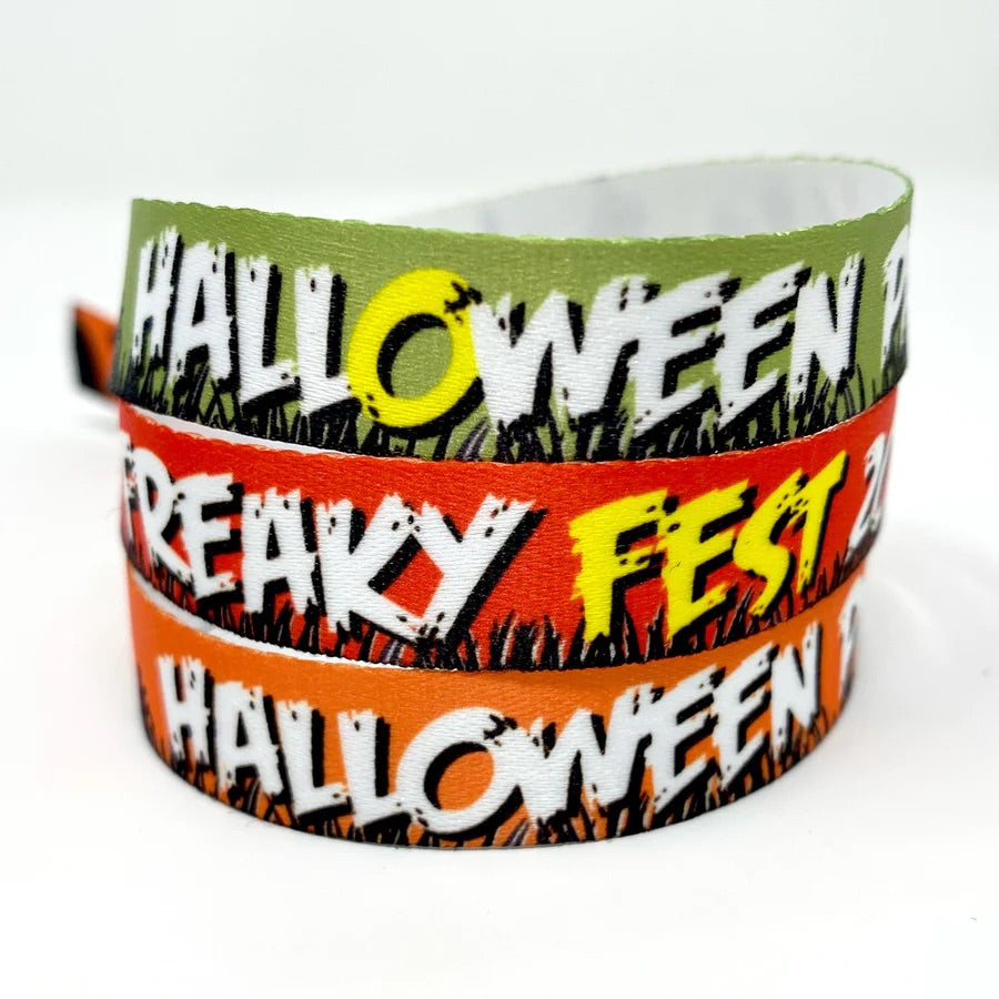 Spooktacular Personalised Halloween Party Wristbands | Hen Party ...