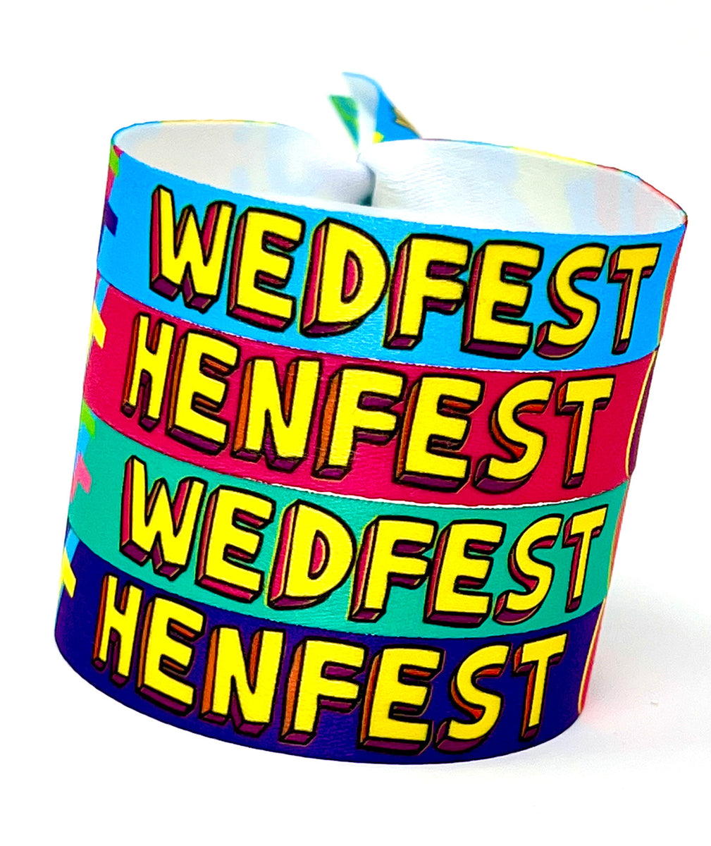 Elevate Your Hen Party with Personalised Festival Hen Party Wristbands ...