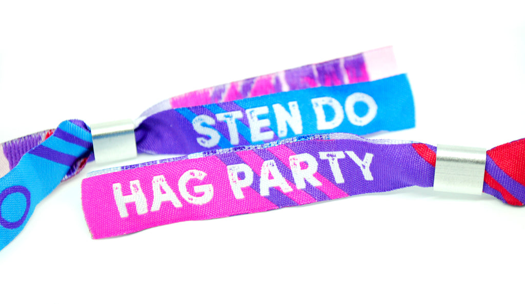 HAGFEST Hag Party / Sten Do (Joint Hen & Stag Do) Wristbands | Hen ...