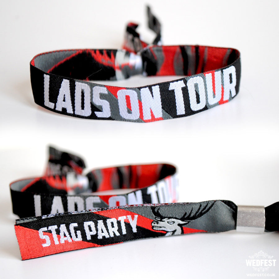 Stag Party (Lads on Tour) Wristbands | Hen Party Wristbands | Team ...