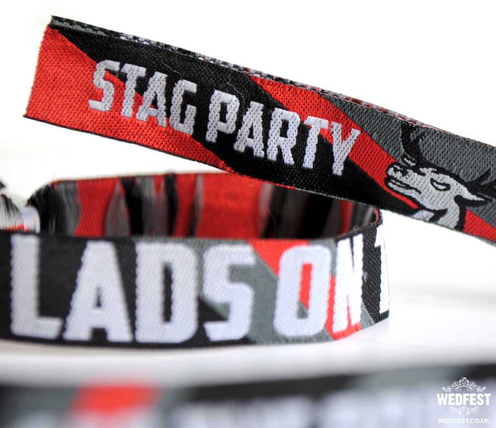 Stag Party (Lads on Tour) Wristbands | Hen Party Wristbands | Team ...